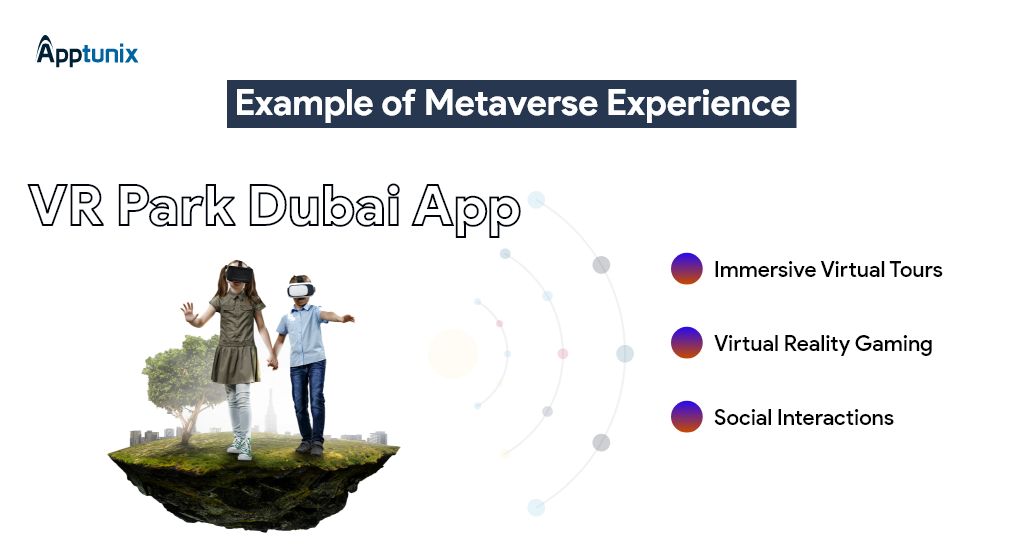 example of metaverse experience VR Park Dubai App