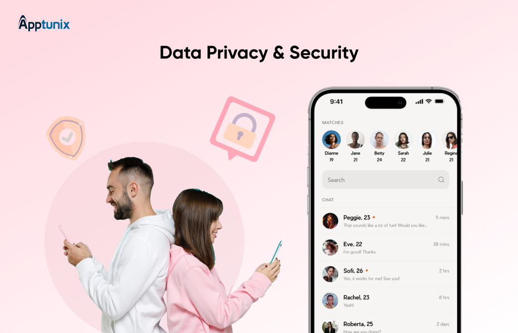 Data privacy and security in dating app