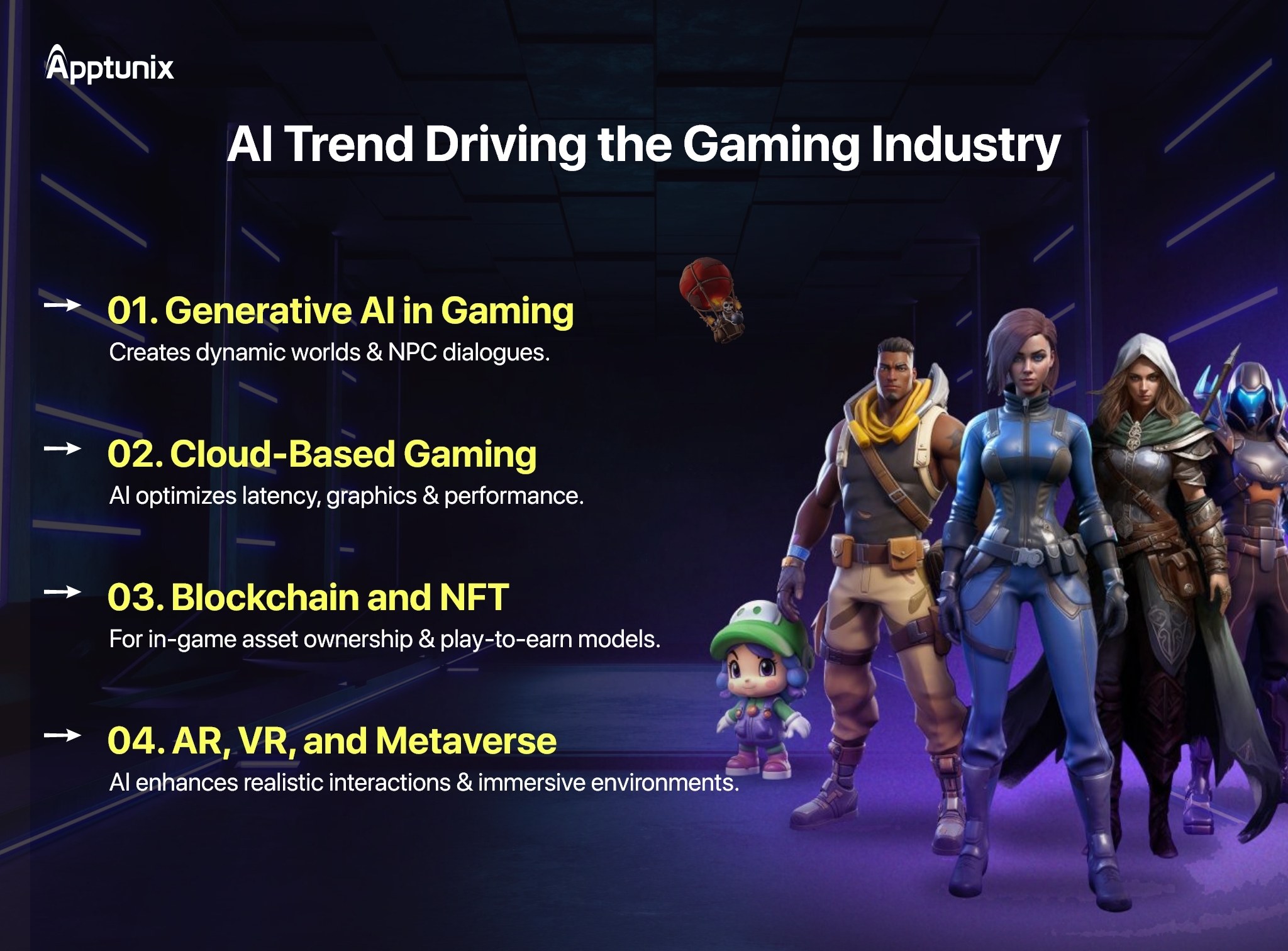 Top trends of AI in the gaming Industry
